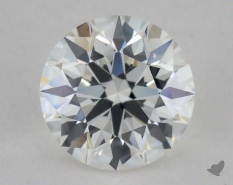 0.70 Carat Round Cut Vintage Engagement Ring in Platinum - 1605336