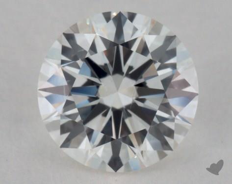 0.80 Carat Round Cut Pave Engagement Ring in Platinum - 1631247