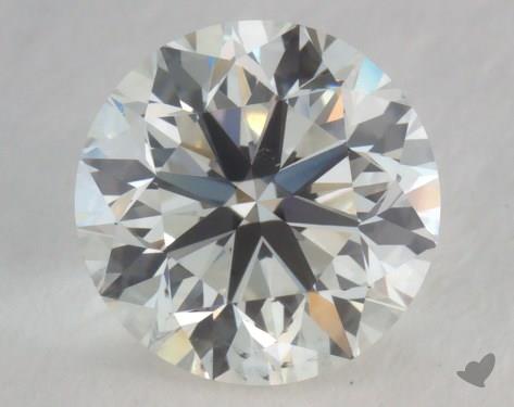 0.92 Carat Round Cut Solitaire Engagement Ring in Platinum - 1644987