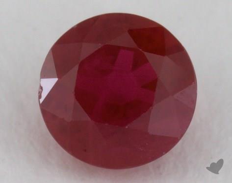 1.00 Carat Round Natural Ruby-14125