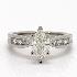 0.92 Carat Marquise Cut Channel Set Engagement Ring in Platinum - 1893210