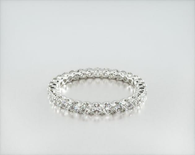 Platinum Fishtail Diamond Eternity Ring (1 CTW H-I / SI1-SI2)