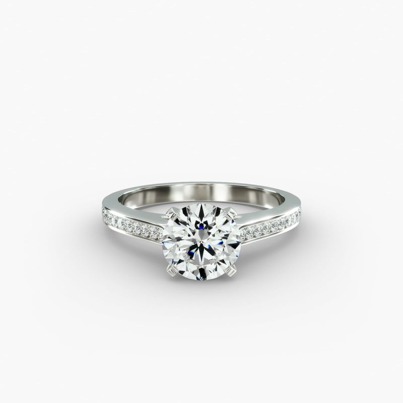 Channel Set Engagement Rings | JamesAllen.com
