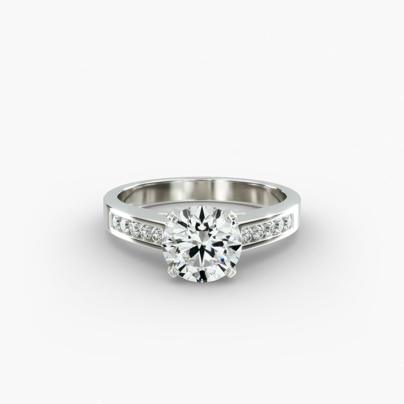 Channel Set Engagement Rings | JamesAllen.com