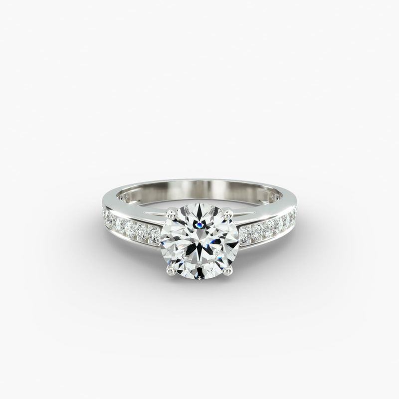 Channel Set Engagement Rings | JamesAllen.com