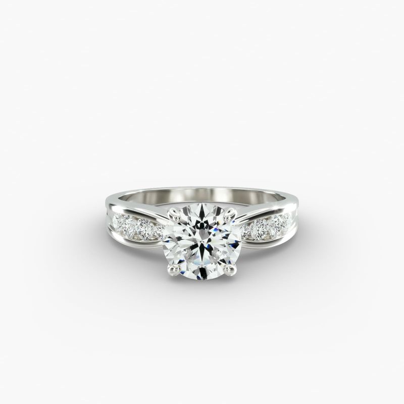 Channel Set Engagement Rings | JamesAllen.com