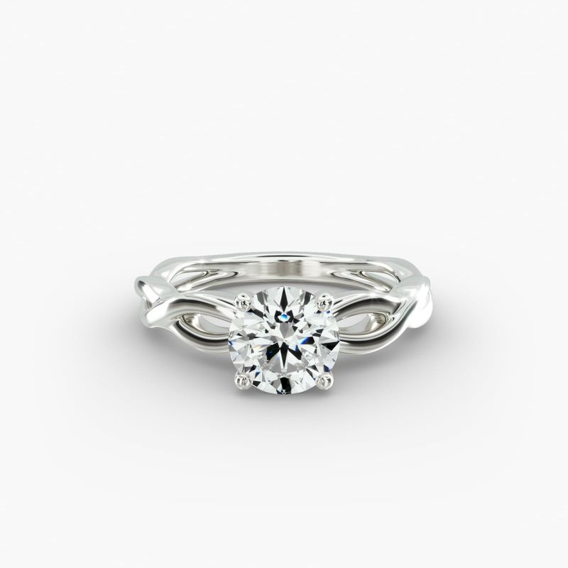 Platinum Infinity Wedding Ring-15563p