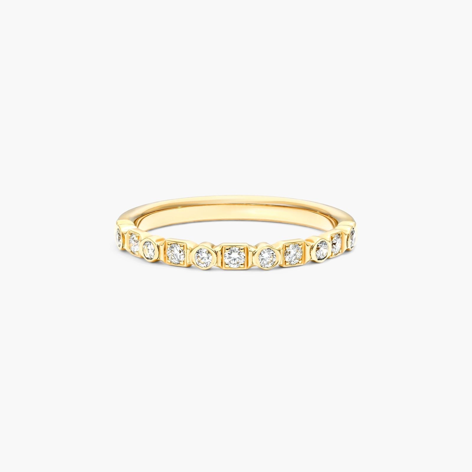 14K Yellow Gold Multi-Shaped Diamond Ring-81346y14
