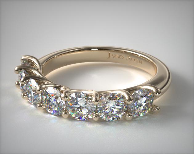 14K Yellow Gold Seven Stone Trellis Ring (1.75 CTW.)-12143y14