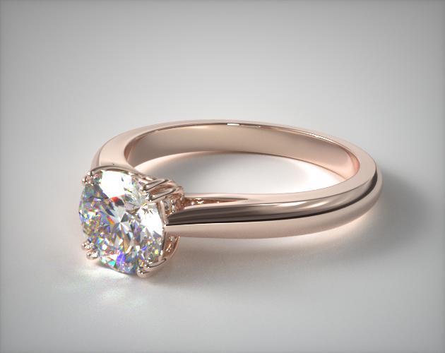 14K Rose Gold James Allen Exclusive Engagement Ring