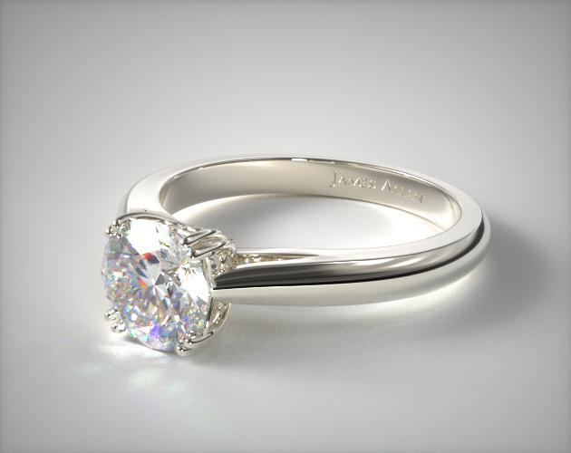 14K White Gold James Allen Exclusive Engagement Ring-17113w14