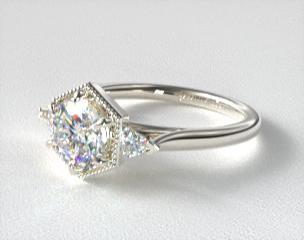 Side-Stone Engagement Rings | JamesAllen.com