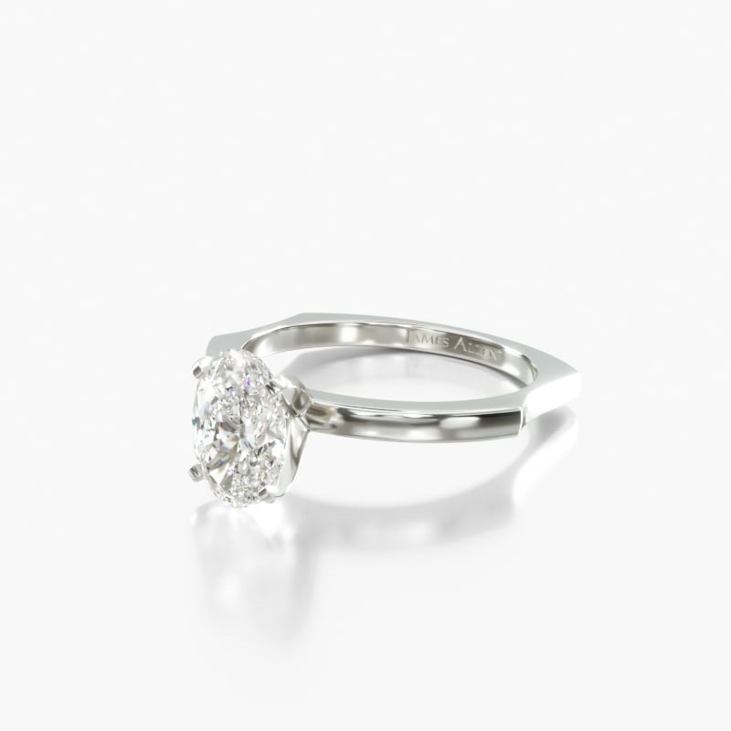 Platinum Perfect Fit Solitaire Engagement Ring