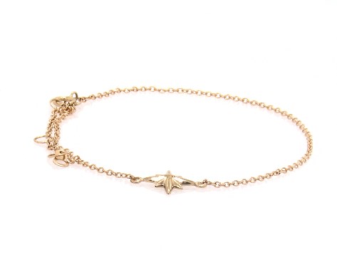 fine jewelry, precious metal, 14k yellow gold north star bracelet item ...