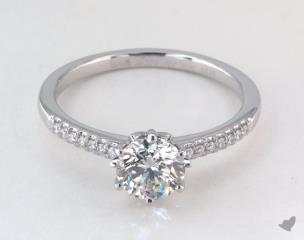 engagement rings, side stones, 14k white gold james allen exclusive ...