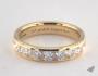 18K Yellow Gold 0.75ctw Seven Stone Channel Set Diamond Anniversary ...