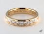 18K Yellow Gold 0.75ctw Seven Stone Channel Set Diamond Anniversary ...