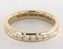 18K Yellow Gold 0.25ctw Seven Stone Channel Set Diamond Anniversary ...