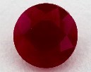 2.13 Carat Ruby Round Cut Side stones Engagement Ring in 18K Yellow ...