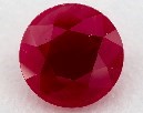 2.13 Carat Ruby Round Cut Side stones Engagement Ring in 18K Yellow ...