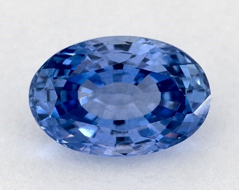 1.35 Carat Oval Natural Blue Sapphire-35172