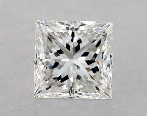 Princess Cut Loose Diamonds Magnified in 360°