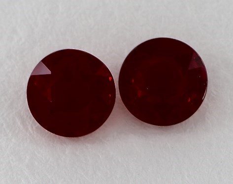 2.24 Total Carat Weight Round Natural Rubies-19660