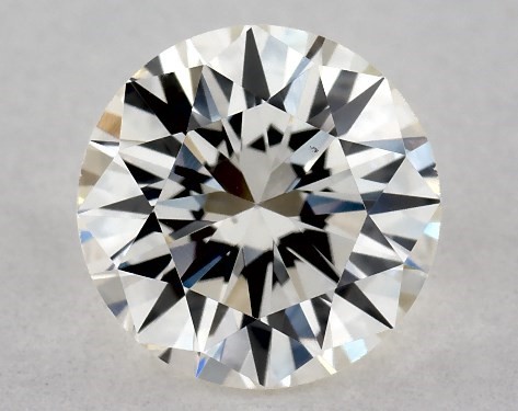 18K White Gold Beaded Open Span Diamond Engagement Ring