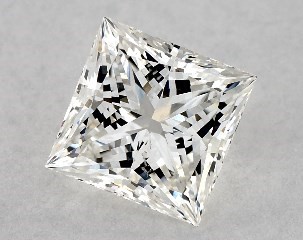 Princess Cut Loose Diamonds Magnified in 360°
