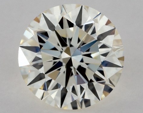 0.81 Carat L-IF Excellent Cut Round Diamond Engraved Reverse Taper ...