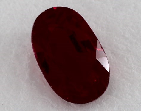 0.82 Carat Oval Ruby