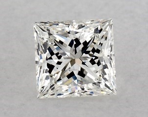Princess Cut Loose Diamonds Magnified in 360°