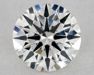 0.70 Carat Round Cut Pave Engagement Ring in 18K White Gold - 1652463