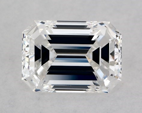 0.60 Carat D-IF Emerald Cut Diamond 2mm Comfort Fit Solitaire ...