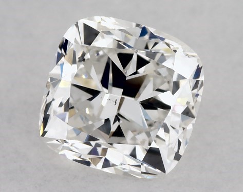 14K Rose Gold Cushion Outline Pavé Engagement Ring