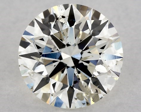 0.80 Carat K-I1 Excellent Cut Round Diamond Presentation Solitaire (Six ...