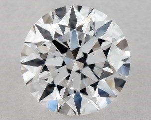 0.80 Carat Round Cut Pave Engagement Ring in 18K White Gold - 1773861