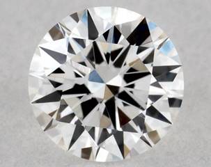 0.19 Carat Round Cut Pave Engagement Ring in 18K White Gold - 1797027