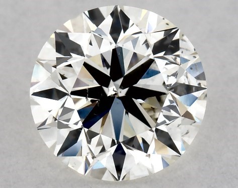 1.15 Carat K-SI1 Very Good Cut Round Diamond Petite Diamond Halo ...