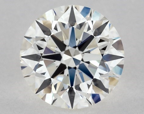 1.43 Carat H-VS1 Excellent Cut Round Diamond Twisted Pavé Shank ...