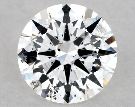 Platinum Falling Edge Pavé Diamond Engagement Ring