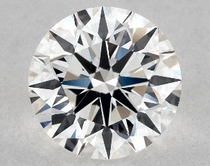 0.75 Carat Round Cut Pave Engagement Ring in 18K White Gold - 1825437