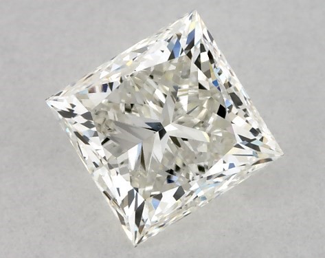 0.70 Carat J-VS1 Princess Cut Diamond Vintage Infinity Engagement Ring