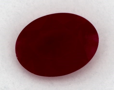 0.82 Carat Oval Ruby