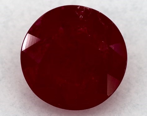 1.13 Carat Round Natural Ruby-63373