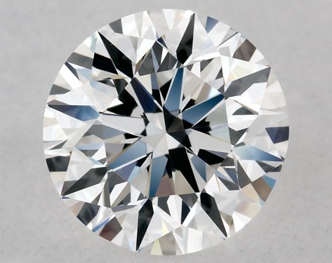 0.60 Carat E-VVS2 Very Good Cut Round Diamond 2mm Knife Edge Solitaire ...