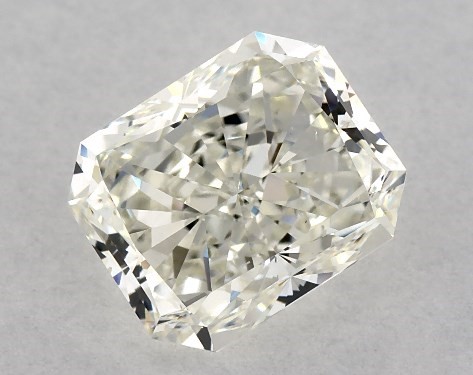 2.00 Carat J-VS2 Radiant Cut Diamond 2mm Knife Edge Solitaire ...