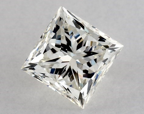 1.12 Carat I-VVS2 Princess Cut Diamond Solo Infinity Engagement Ring