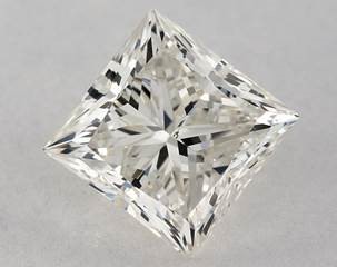 0.80 Carat Princess Cut Solitaire Engagement Ring in 18K Yellow Gold ...