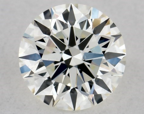 0.32 Carat K-VS1 Very Good Cut Round Diamond 2mm Comfort Fit Solitaire ...